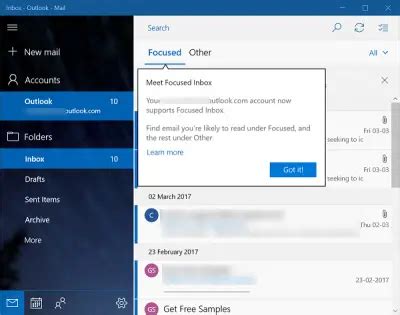 Enable Or Disable Focused Inbox Feature In New Outlook App