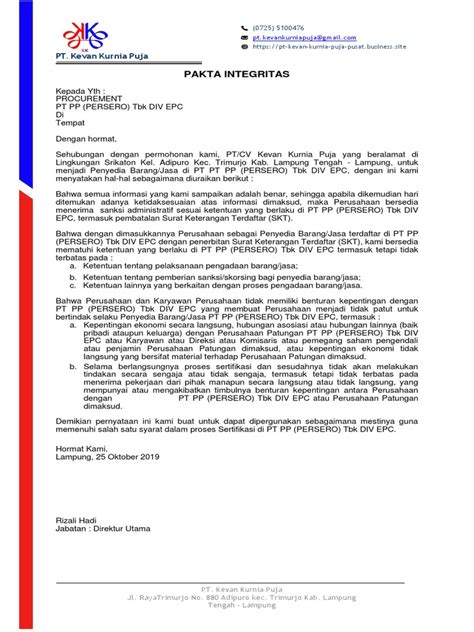 Pengajuan Eproc Pp Pdf