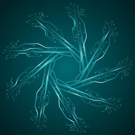 Premium Vector Circuit Board Background Abstract Technology Illustration