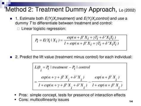 Dummy Variable Treatment Dummy Variable
