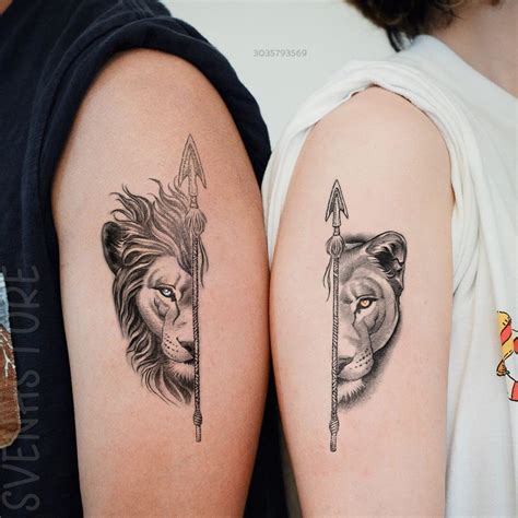 Heart Of A Lion Tattoo Girl