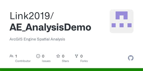GitHub Link AE AnalysisDemo ArcGIS Engine Spatial Analysis