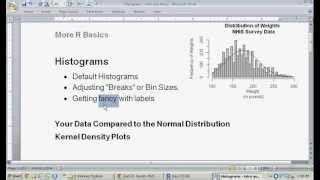 Creating A Histogram In R Software The Hist Function Doovi
