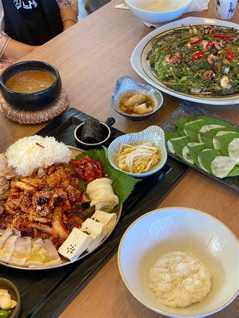 부산 송정해수욕장 점심 낙지볶음 보쌈이 맛있는 바다뷰 맛집 낙불집 네이버 블로그