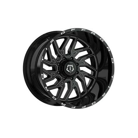 Tis 544bm Overlander 26x14 6x1356x1397 76et 108 Milled Gloss Black Wheel