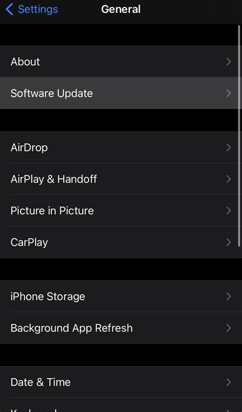 The Settings App Freezes When I Tap On Software Update Ip6s Ios 1451