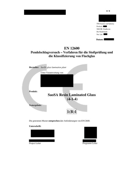 En 12600 检测 En 12600 测试 En 12600 试验 En 12600 认证 En 12600 注册 En 12600 验厂