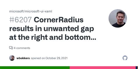 CornerRadius Results In Unwanted Gap At The Right And Bottom Side Issue Microsoft