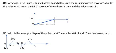 Solved Q4 A Voltage In The Figure Is Applied Across An Chegg Com
