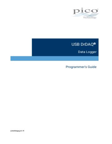 Pico DrDAQ Programmers Guide Manualzz
