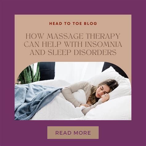 How Massage Therapy Can Help With Insomnia And Sleep Disorders Head