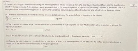 solved consider the mixing process shown in the figure a