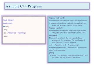 Procedure Oriented Programming Object Oriented Programming Basic