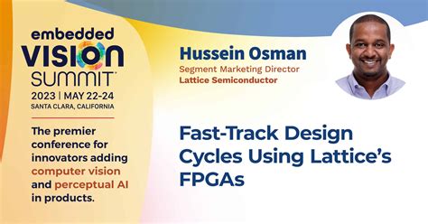 fast track design cycles using lattice s fpgas 2023 embedded vision