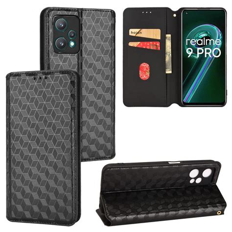 Case For Oppo Realme 9 Pro Plus Pu Leather 3d Pattern Wallet Card Slots