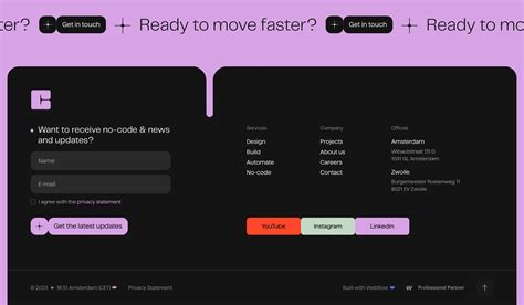 Footer Section Design Inspiration Unsection Footer Section Design Inspiration Unsection