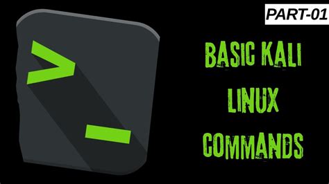 Kali Linux Basic Commands Part 01 In Marathi Youtube