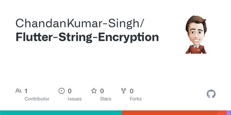 GitHub ChandanKumar Singh Flutter String Encryption