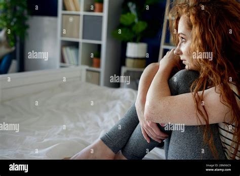Beautiful Redhead Woman In Bed Hi Res Stock Photography And Images Alamy
