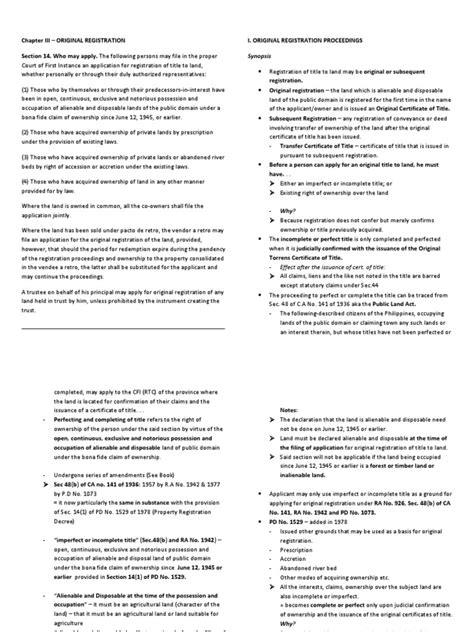 Leg Tech Assign Pdf Adverse Possession Citizenship