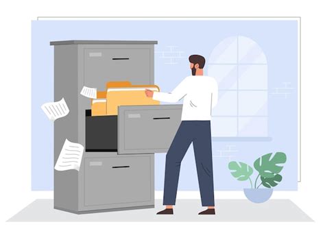 Premium Vector Personal Files Concept