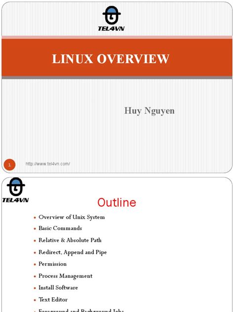 linux overview huy nguyen pdf shell computing unix