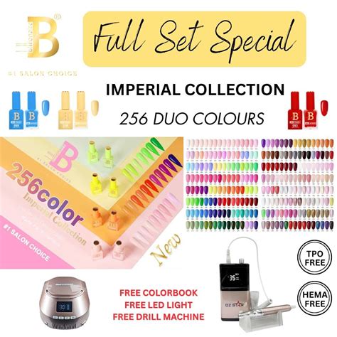Billionaire Imperial Collection Duo Gel Full Set 256 Colors