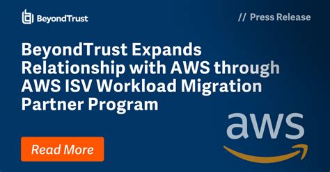 Beyondtrust Joins Aws Isv Workload Migration Program Beyondtrust