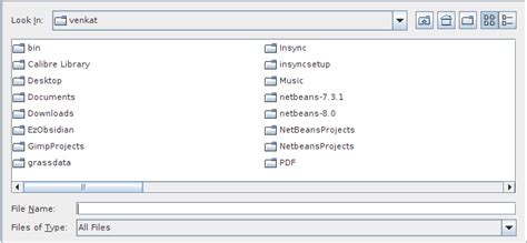 Swing Java File Browser Stack Overflow