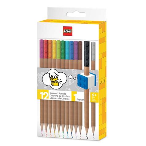 Lego 樂高積木彩色鉛筆12色 包裝隨機 Lego樂高led燈系列／文具系列｜鉛筆自動鉛筆人氣榜 Pinkoi