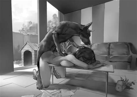 Rule 34 1dog 1girls Animal Penis Canid Canid On Humanoid Canine