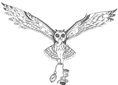 Owl Tattoo Ii By Milouvanmontfort On Deviantart