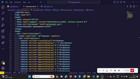 Video Completed Codsoft Task 3 Calculator Samrudhi Polawar Posted On The Topic Linkedin