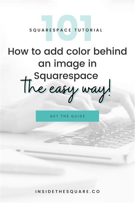 Squarespace Tutorial Add Color Behind An Image