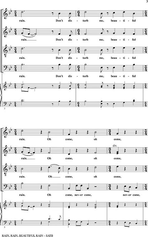 Rain Rain Beautiful Rain Capital Music Gear