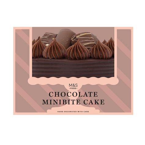 Mands Chocolate Mini Bite Cake Ocado