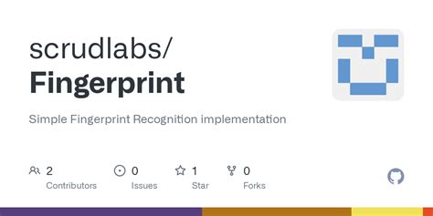 Github Scrudlabs Fingerprint Simple Fingerprint Recognition Implementation