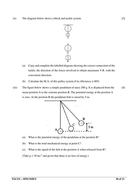Icse Class 10 Physics Sample Paper Indcareer Schools