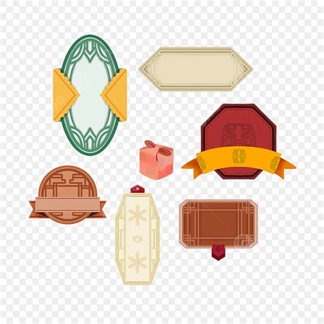 한국 전통 문양 테두리 일러스트 나무 손 우주 전통문양 빨간 틀 모양 Png 일러스트 및 Psd 이미지 무료 다운로드 Pngtree