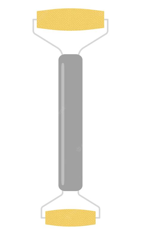 Premium Vector Roller Massager For Facial Skin Skin Care Tool Flat