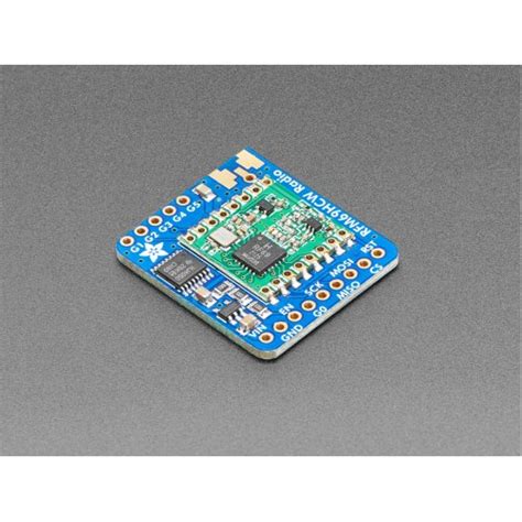 Buy Adafruit 3070 Rfm69hcw Transceiver Radio Breakout 868 Or 915 Mhz Radiofruit Online In