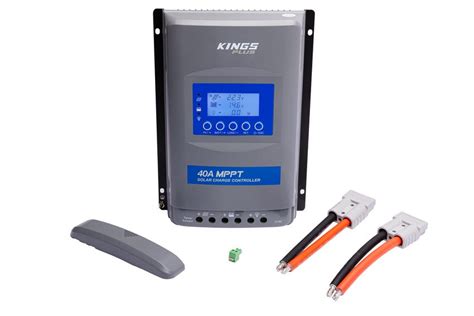 Kings Premium Mppt Remote Display Plus Premium 40 Amp Mppt Solar Regulator 6m Extension Lead