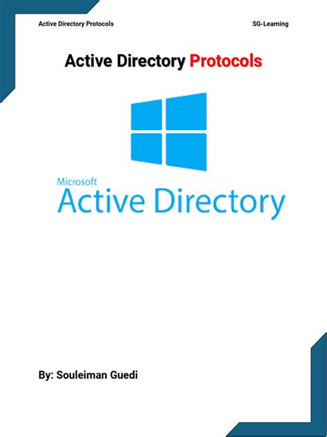 Active Directory Protocols Pdf Security Technology Communications