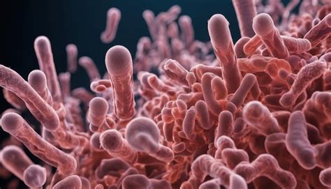 Premium Photo Microscopic View Of A Bacterial Colony Magnified To Reveal The Intricate Structure