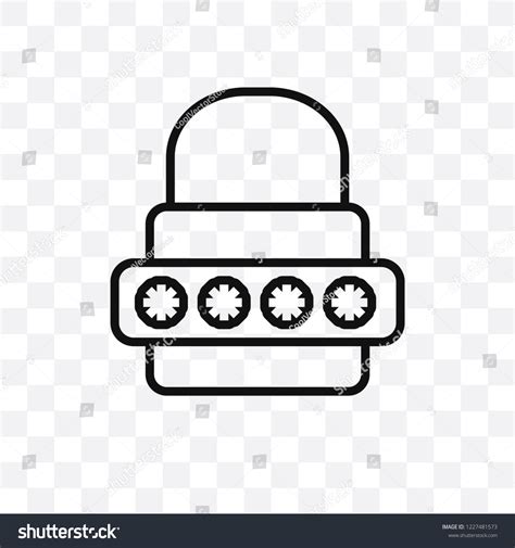 Password Vector Linear Icon Isolated On Stock Vector Royalty Free