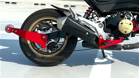 Msx Abs Wheelie Bar Msx125andhonda Grom Youtube