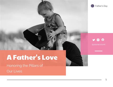 Fathers Day Presentation Template Venngage