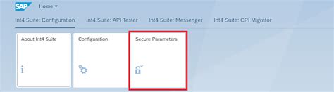 Secure Parameters Configuration