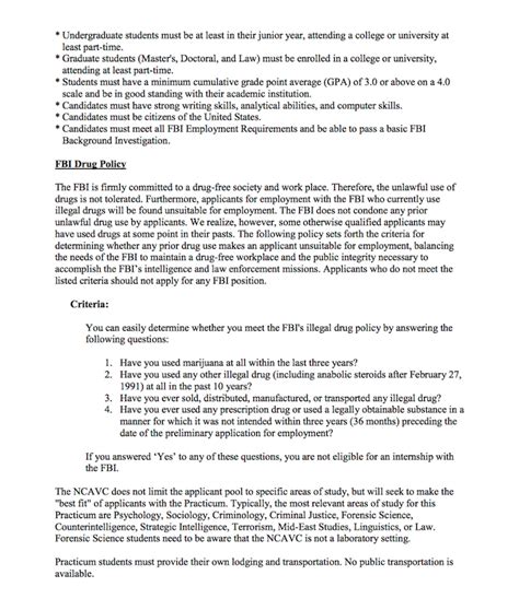 Fbi Behavioral Analysis Units Internship Opportunity George Mason Psychology Career Blog