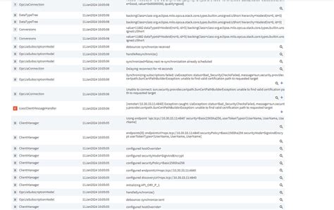 Opcua Certificate Rejected With Error Badsecuritychecksfailed